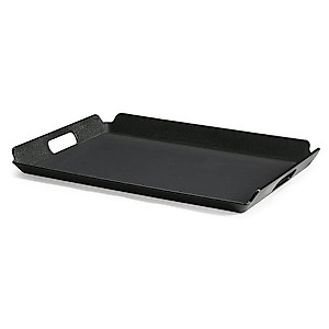G.E.T. RST-1523-BK Non-Skid Room Service Serving Tray, 15.25" x 21.25", Black