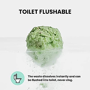 VETRESKA Tofu Cat Litter, Natural Eco-Friendly Pretty Kitty Litter, Flushable Clumping Tofu Cat Litter Pellets - Ultra Absorbent, Odor Control, Dust-Free Low Tracking Cat Litter, Greentea