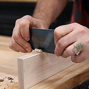 DFM Tool Works Blue Cabinet Scraper Rectangle Sets- MADE IN USA - Multiple Sizes (2, 0.032" x 2.5" x 5")