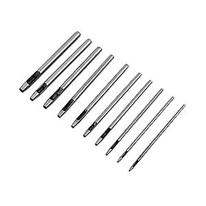 Punch Leather Tool Round Hollow Puncher Hole Craft Set for Leathercraft Belt 0.5-5mm