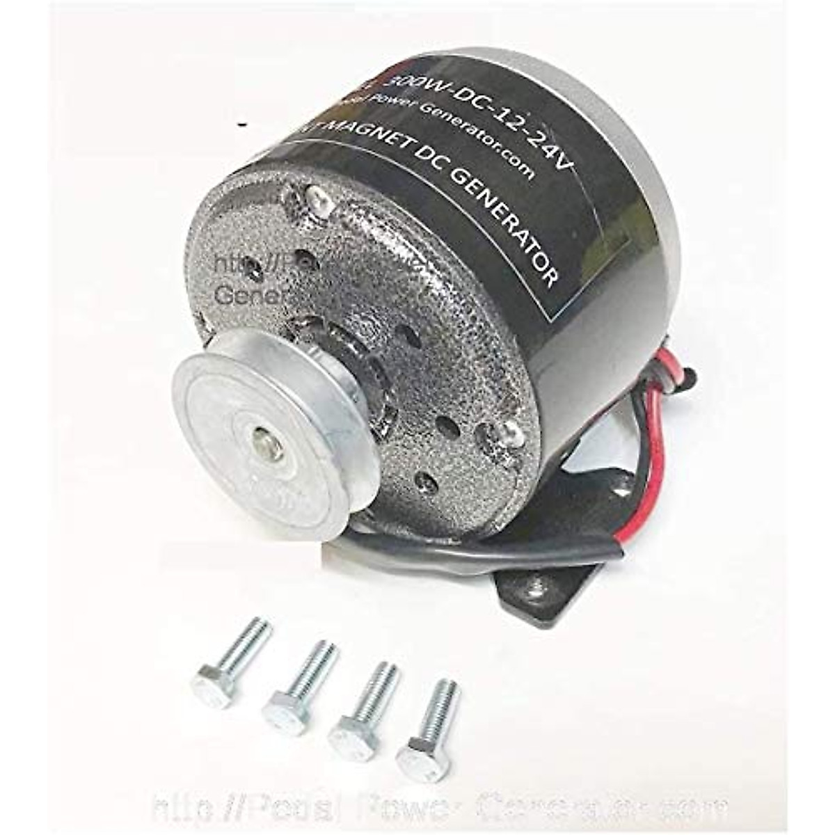 300 Watt Bicycle Generator 3/8" Belt Drive Pedal Power Pulley Dynamo