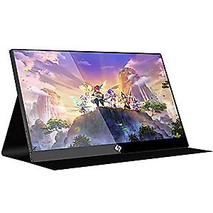 4K Portable Monitor Touchscreen Automatic Rotate 17.3 Inch UHD 3840x2160 Wireless Display Airplay Miracast Monitor for Phone HDMI USB C Monitor Vesa Mount HD Laptop Display (Non-battery Monitor)