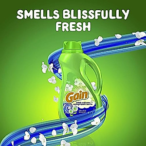 Gain Fabric Softener, Blissful Breeze, 129 fl oz, 150 Loads, HE Compatible