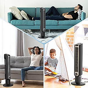 Lasko 2511 36″ Tower Fan with Remote Control - Features 3 Whisper Quiet Speeds and Built-in Timer (Renewed)