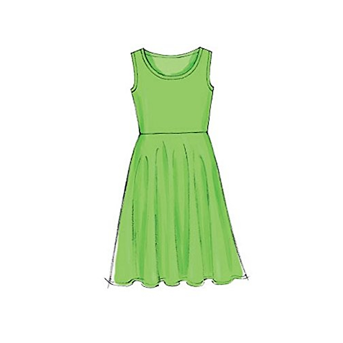 McCall's Pattern Company M7079 Girls'/Girls' Plus Dresses, Size GRL