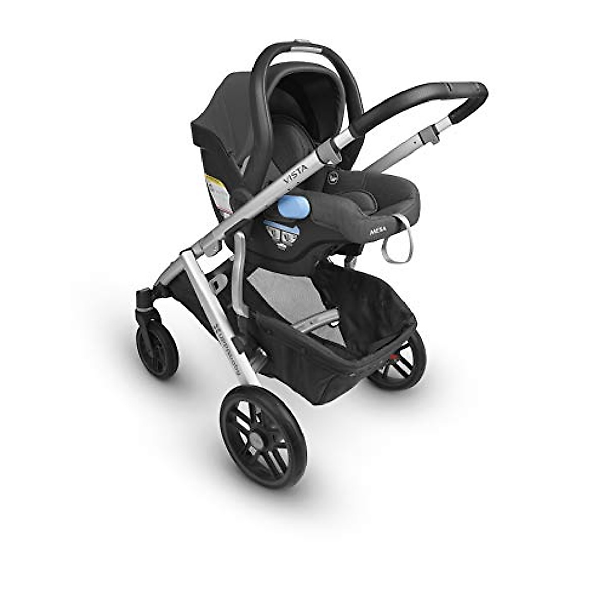 UPPAbaby MESA Infant Car Seat - Jordan (Charcoal Melange) Wool Version + Travel Bag for MESA