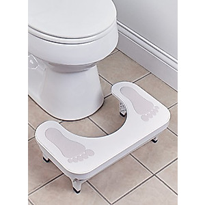 Viatek Consumer EZ-Go Toilet Stool Ergonomic Restroom Aid