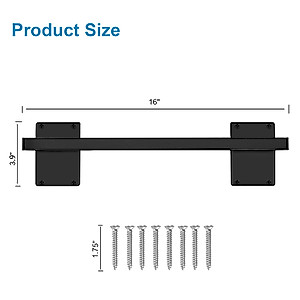 PYBTOOL Heavy Duty Magnetic Tool Holder Strip, Magnetic Knife Strips, Screwdriver Organizer, Garage Tool Storage Rack, Magnetic Tool Organizer Bar for Workspace, Garage, Kitchen(16Inch, 2 Pack)