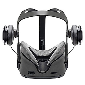 Globular Cluster VR Headphones for Oculus Quest 1 Gen Fully Immersive Improved Audio Experience with Deep Bass 3D 360 Degree Drivers - Clip On Design Easy to Install and Remove