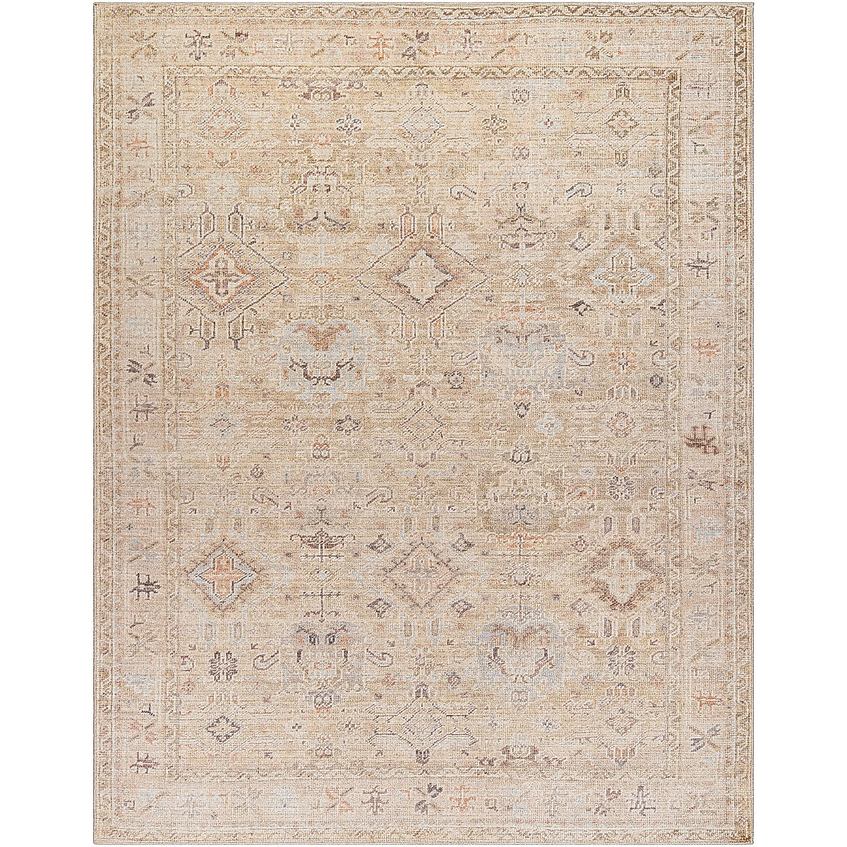 Livabliss x Becki Owens Marlene Vintage Medallion Area Rug, 7'10" x 10', Cream