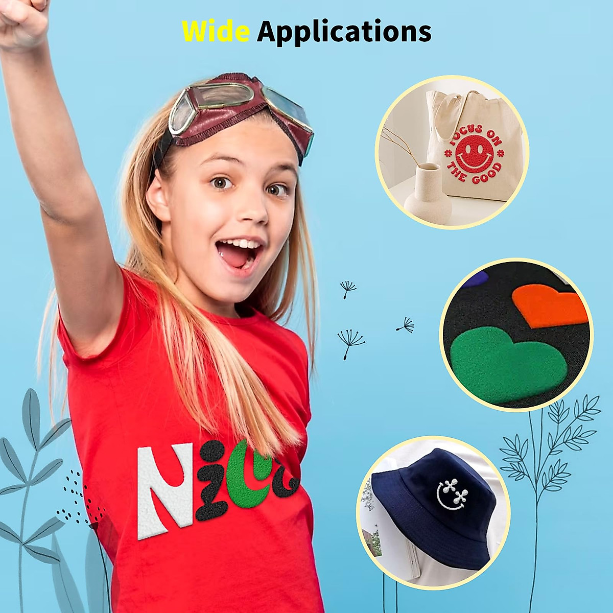 HTVRONT 3D Puff Vinyl Heat Transfer, 5Pcs 3D Puff Vinyl Sheets for T Shirts, Red Puff Heat Transfer Vinyl for Cricut & Cameo - Easy to Cut & Weed & Transfer (12 * 10in)