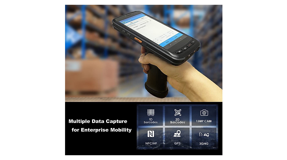 Rugged Android Handheld Barcode Scanner for Warehouse