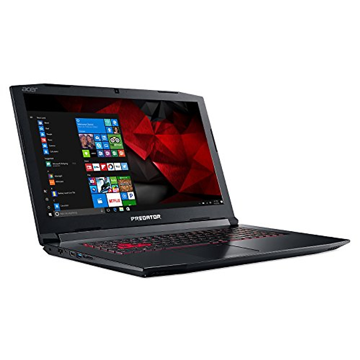 Acer Predator Helios 300 Gaming Laptop, Intel Core i7, GeForce GTX 1060, 17.3" Full HD, 16GB DDR4, 1TB HHD + 256GB SSD, Black, PH317-51-787B
