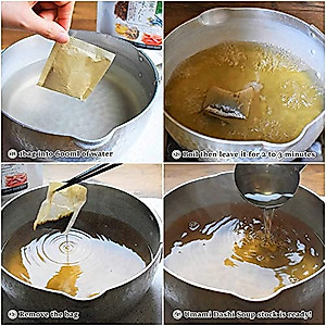Dashi Stock (dashi broth, dashi packet), Umami dashi Soup Stock, Use 7carefully selected ingredients, made in Japan, 8g×15pacs【YAMASAN】