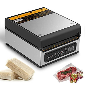 inBEKEA Chamber Vacuum Sealer Machine, 240W Commercial Vacuum Sealing Machine, 25.4 cm Sealing Bar Food Packaging Machine Preservation System for Dry Moist Liquid Juicy Food