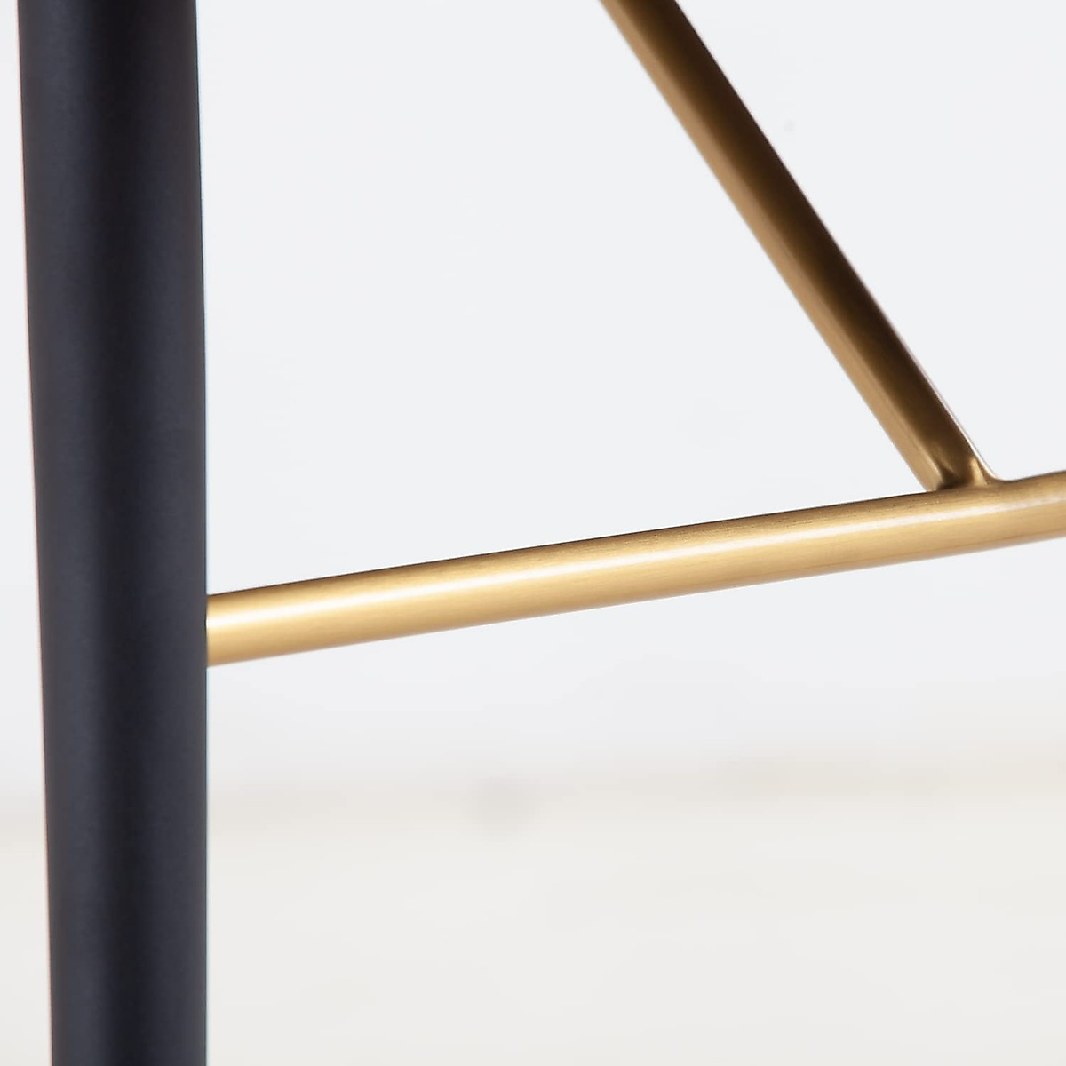 kevinplus 70'' Dining Table, Slate Kitchen Dining Table with Sintered Stone Top Surface, Modern Mid-Century Rectangular Conference Table for Office, Living Room Dinner Table, Metal Legs, White & Gold