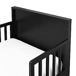 STORKCRAFT Slumber Toddler Bed, Black