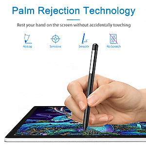 Active Stylus Pen for Dell Inspiron/5406/5410/7300/7306/7405/7500/5485/5482/5490/7390/7590/7586/7386/5485, Latitude 3120/7220/3390 (Not for All Dell, Check Suitable Model Before Order)