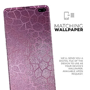 DesignSkinz Glamorous Pink Scales Protective Vinyl Decal Wrap Skin Cover Compatible with The Samsung Galaxy S20 (Screen Trim & Back Glass Skin)
