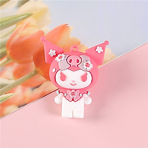 7 Pcs Kawaii Anime Cake Topper,Educatgame Cute Anime Figures Set, Great for Theme Birthday Party Decoration Supplies,Keychains,Anime Fans or Friends Gifts