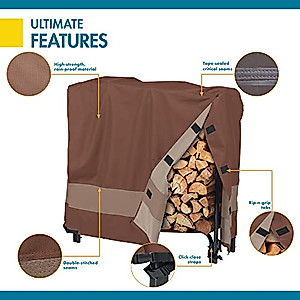 Duck Covers Ultimate Waterproof Log Rack Cover, 48 Inch