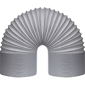 Hotop Air Conditioner Exhaust Hose, 5.9 Inches Diameter and 59 Inches Length Exhaust Vent Hose with Counterclockwise Thread Compatible with Portable Air Conditioner