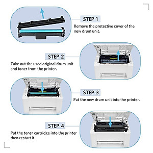 MxVol Compatible Drum Unit Replacement for HP 19A CF219A Imaging Drum, Yields Up to 12,000 Pages use for HP Laserjet Pro M102w M130fw M130nw M130fn M102 M130 Printer, Black 1-Pack
