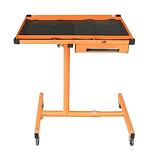 Eisen® ES8 Heavy Duty Adjustable Work Table with Drawers, Rolling Tool Tray with Wheels of 220lbs Capacity
