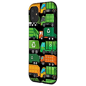 iPhone 11 Garbage Truck Recycling Day Trash Waste Separation Birthday Case