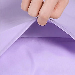 Toddler Travel Pillowcases Set of 2, 14x20- Fits Pillows Sized 12x16, 13x18 or 14x19, 100% Silky Soft Microfiber, Envelope Closure Machine Washable Kids Pillow Cases, White (Purple)