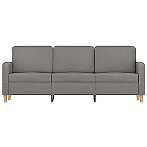 Aisifx 3-Seater Sofa Dark Gray 70.9" Fabric