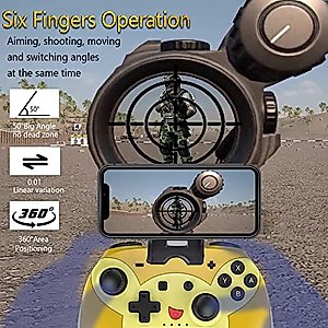 Joso Mobile Game Controller for iPhone iPad, Direct Play, Bluetooth Gaming Gamepad Joystick Works with Most iOS, iPad, MFi Games, Call of Duty Mobile(COD), Genshin Impact, Asphalt 9, Real Racing 3