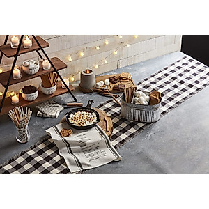Mud Pie Circa S'More Bowl and Skewer Set, White, bowl 2 1/2" x 4" dia | skewer 27"