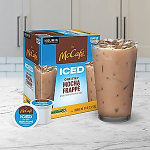 McCafe ICED One Step Mocha Frappe, Keurig Single Serve K-Cup Pods, 20 Count