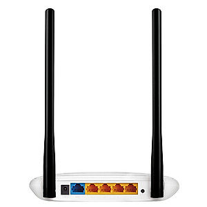 TP-Link N300 Wireless Wi-Fi Router - 2 x 5dBi High Power Antennas, Up to 300Mbps (TL-WR841N) (Renewed)