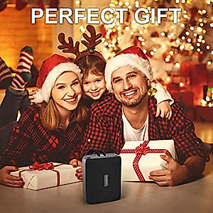 Basspal Bluetoth Speaker, IPX7 Waterproof Shower Speakers with 10W Stereo Sound, 12 Hours Playtime Portable Speaker with Bluetooth 5.0, Built-in Mic, Lanyard, Hiking Camping Travel & Shower