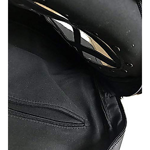 Nite closet Gothic Backpack Purse for Women Studded Ita Bag Star Transparent Front