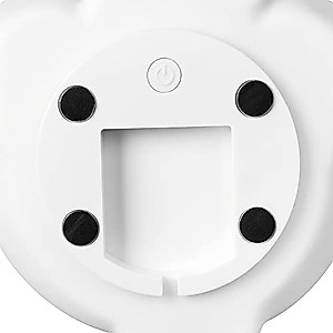 Globe Electric 13319 Brontosaurus Multicolor Changing LED Integrated Rechargeable Silicone Night Light, Table Lamp, Tap Light, White, Reading Light, Home Essentials, Bedroom, Nightstands, Room Décor