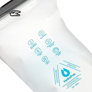 Ultimate Direction Water Reservoir, Hydration Bladder with Straw for Hiking, Running, Endurance Athletes, Made by Hydrapak, 1.5L-3.0L (2.0 Liters)