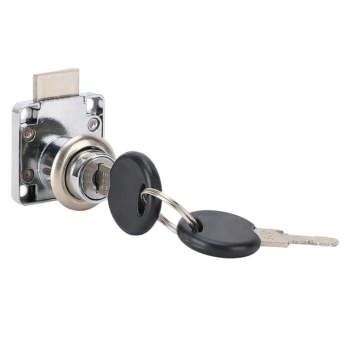 QANYEGN 4 Sets Drawer Lock Cabinet Locks with Keys, Zinc Alloy Drawer and Cabinet Lock, Home Desk Lock for Desks, Cabinets, Drawer Cabinets, Letter Box