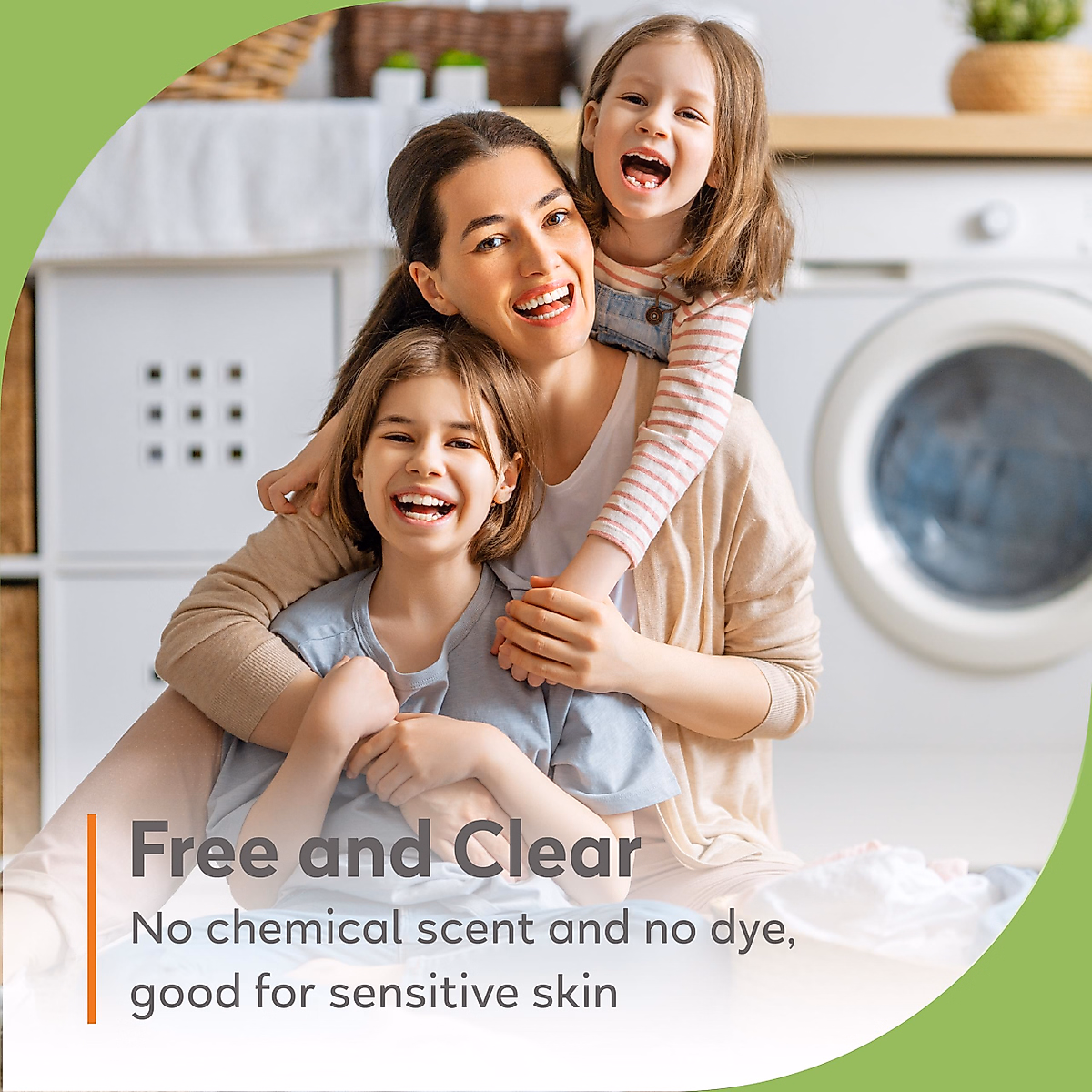 Orange House Liquid Laundry Detergent, Free and Clear, Natural Clean Laundry Detergent, Made of Orange Oil, Hypoallergenic Liquid Detergent No Harmful Chemical, 135.3 Fl Oz, HE & Standard Machine