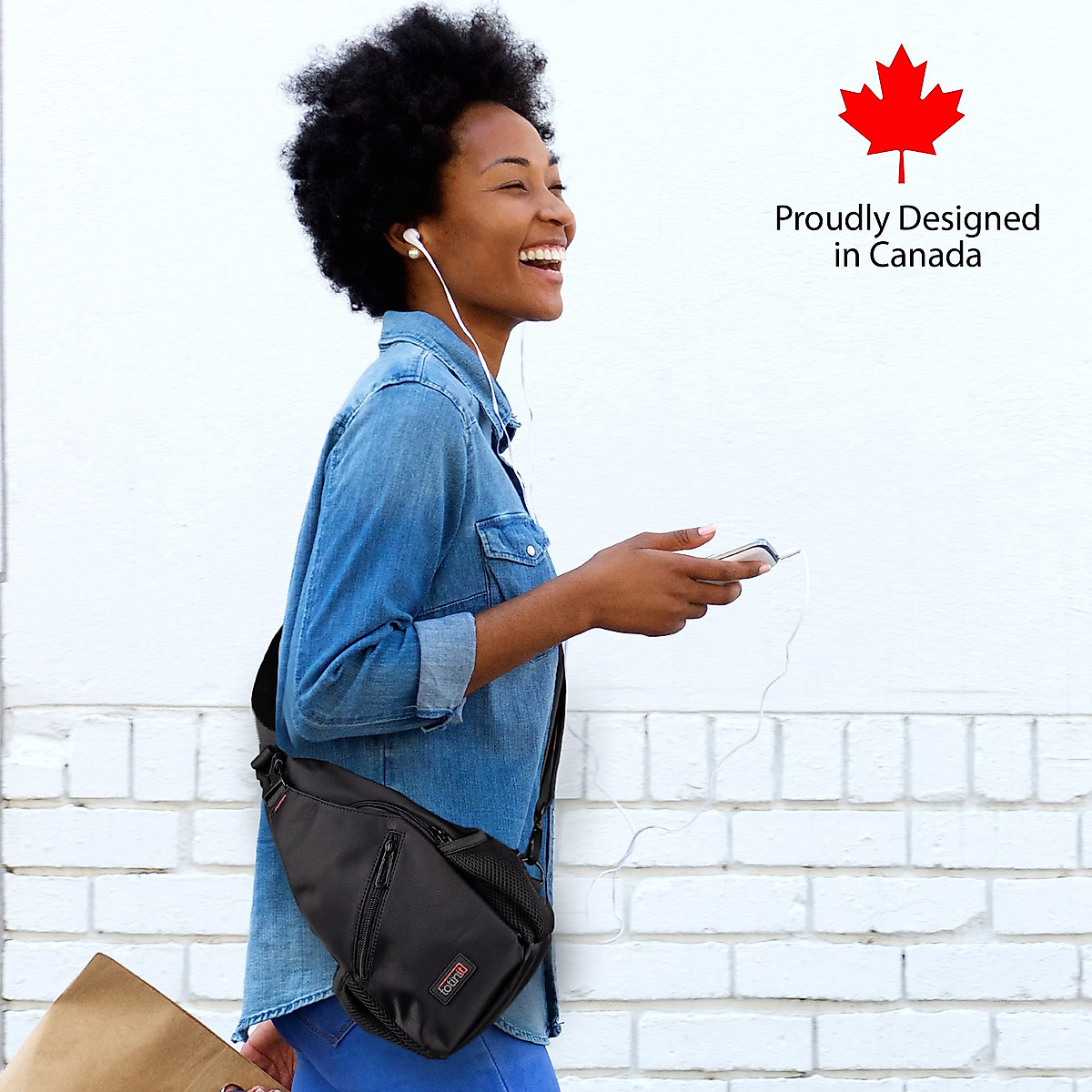 Trifecta Mobile Packer | Crossbody Sling Bag with Phone Holder, Water Bottle Holders and RFID Protection