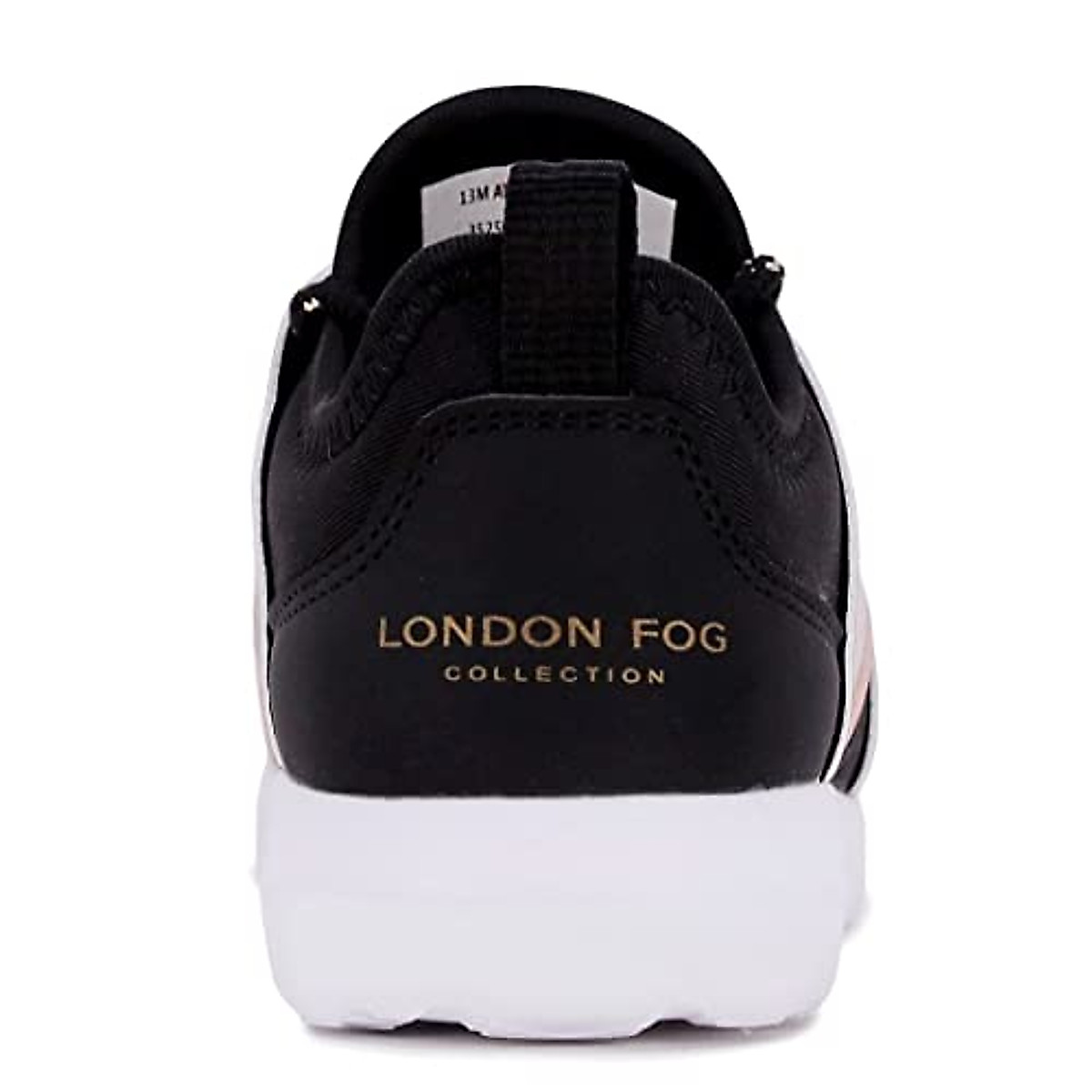 LONDON FOG Girls Angel Lane Metallic Fashion Sneaker Lace-Up Athletic Running Shoe (Big Kid - Little Kid) Rose 2