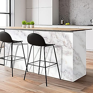 Arthome Marble Contact Paper Peel and Stick Wallpaper 17''x240'' Self Adhesive Decorative Vinyl Film Waterproof for Table,Countertop,Cabinet,Shelf Liner Removable Stick On Wall Covering