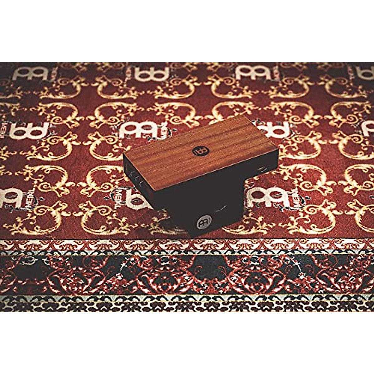 Meinl Pickup Slaptop Cajon Box Drum with Internal Snares and Forward Projecting Sound Ports - NOT MADE IN CHINA - Mahogany Playing Surface, 2-YEAR WARRANTY (PTOPCAJ4MH-M)