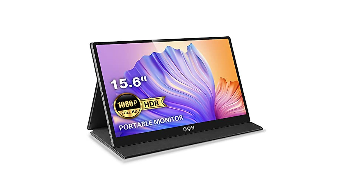 QQH 15.6" Portable Monitor - FHD Touchscreen Display