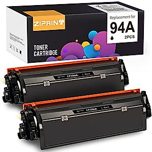 ZIPRINT Compatible Toner Cartridge Replacement for HP 94A CF294A use with HP Laserjet Pro M118dw MFP M148dw MFP M148fdw Printer (Black, 2-Pack)