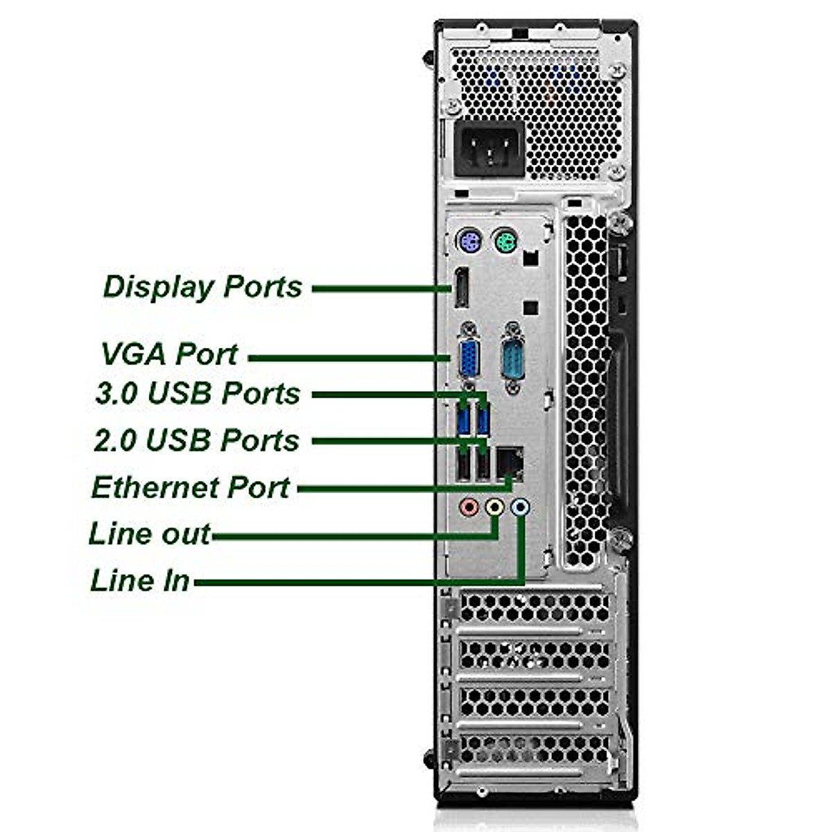 Lenovo ThinkCentre M700 SFF Computer Desktop PC, Intel Core i5 6500 Processor, 16GB Ram, 512GB M.2 SSD, Wireless Keyboard Mouse, 1080p Webcam, WiFi | Bluetooth, Windows 10 Pro (Renewed)