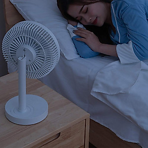 AIYoo USB Desk Fan with 4 Speeds 90° Head Pivot, Fast Air Circulating USB Fan for Better Cooling Quiet Electric Fan/Stroller Fan/Portable Personal Fan for Desktop Office Car Outdoor Travel Camping Fan