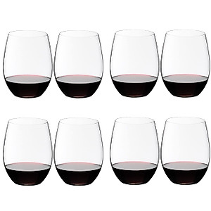 Riedel O Crystal Cabernet/Merlot Wine Glass, Set of 8
